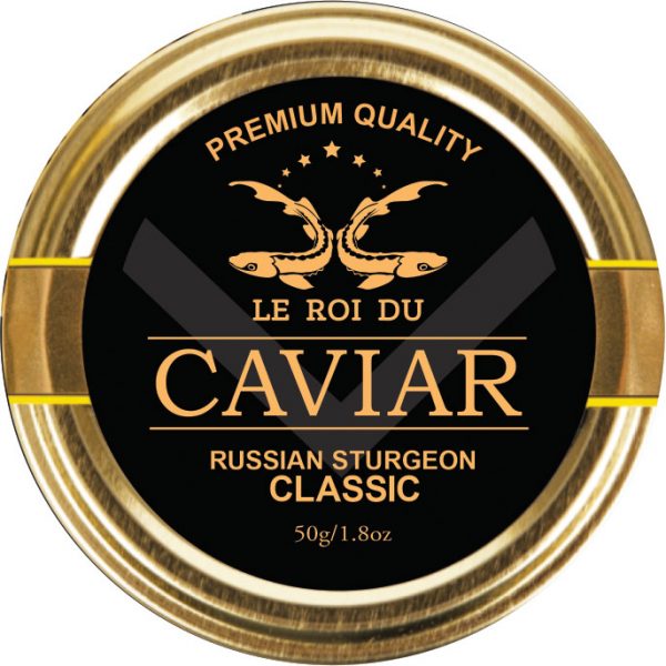 Caviar Russian Sturgeon Classic 100g (Glass jar) - Dubai